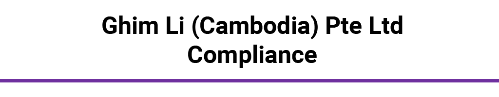 QUALITY ASSURANCE - Ghim Li Global Pte Ltd